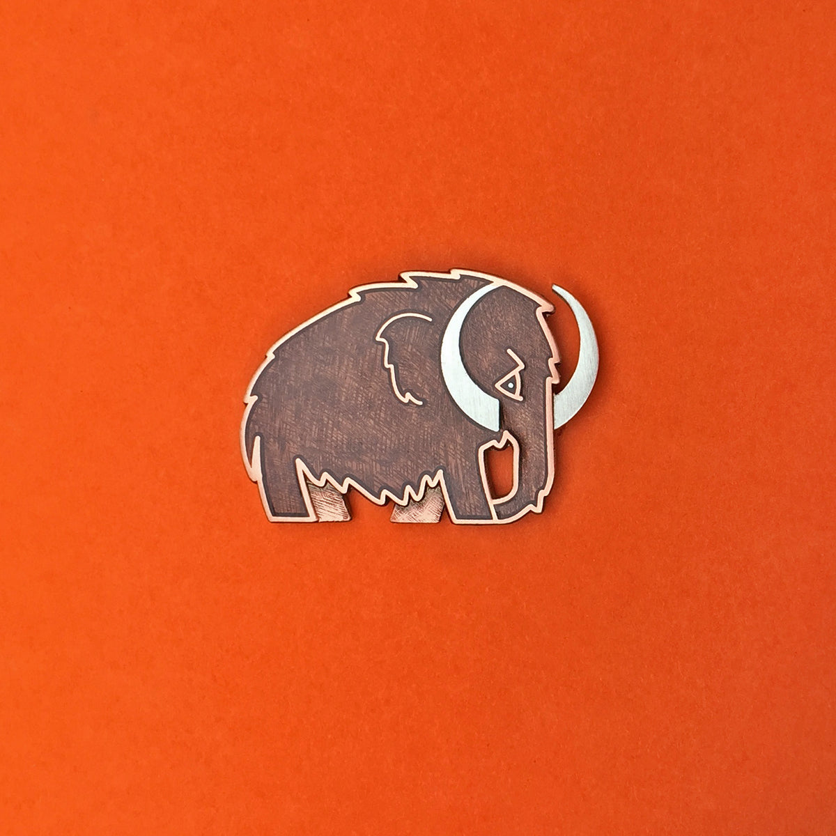 Woolly Mammoth Translucent Enamel Pin